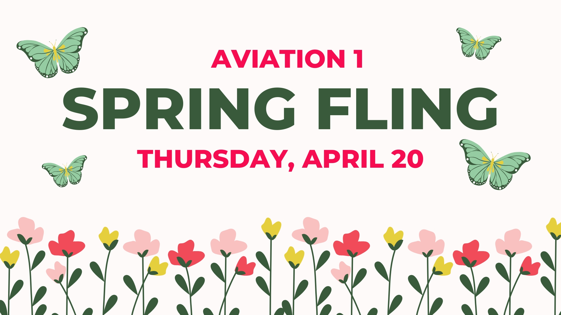 Spring Fling Week - Aviation 1