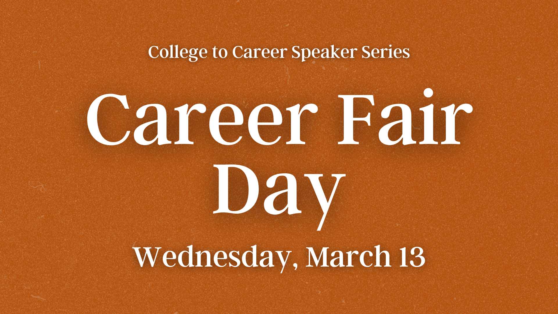 Career Fair Day