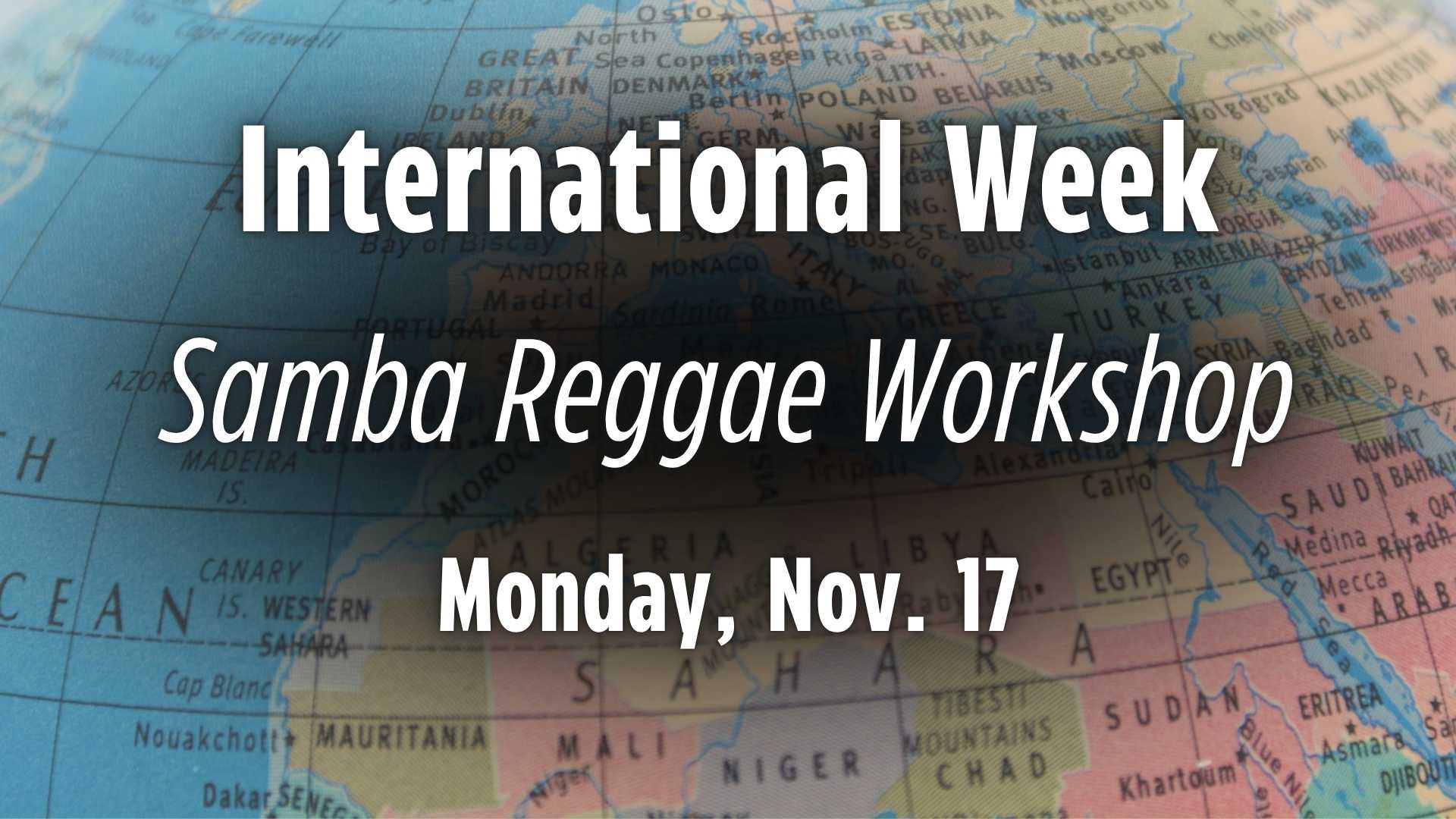 International Week Samba Reggae Workshop